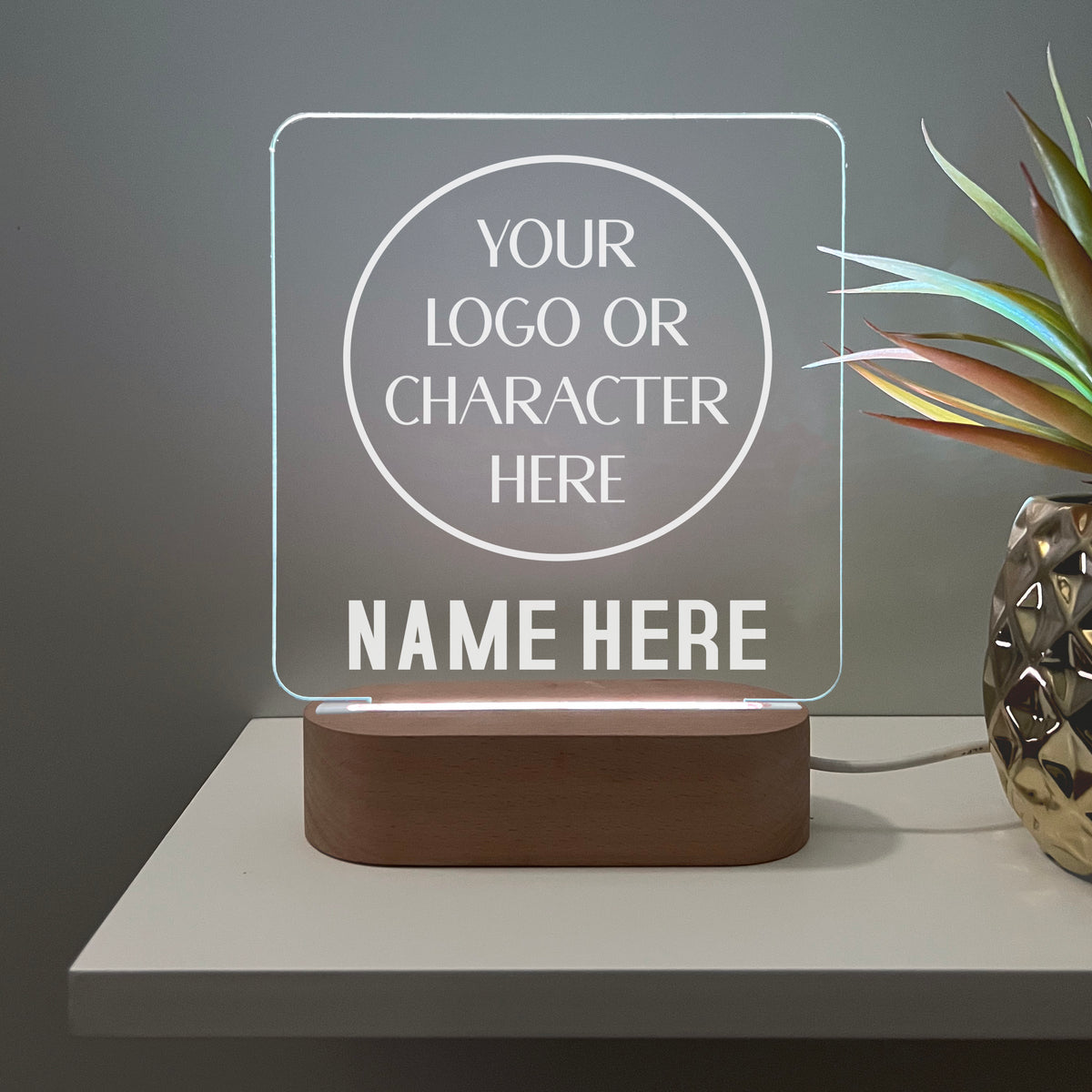 Logo Lamp - Custom Design – CM Works