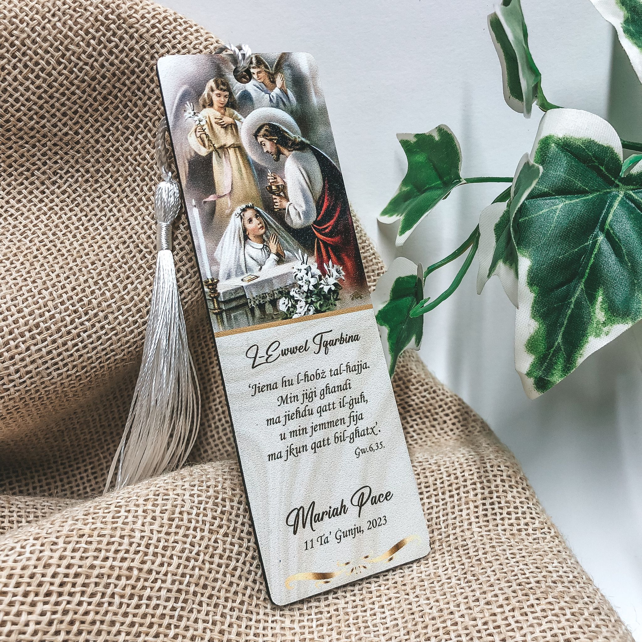 Holy Communion Bookmark - Girl – CM Works