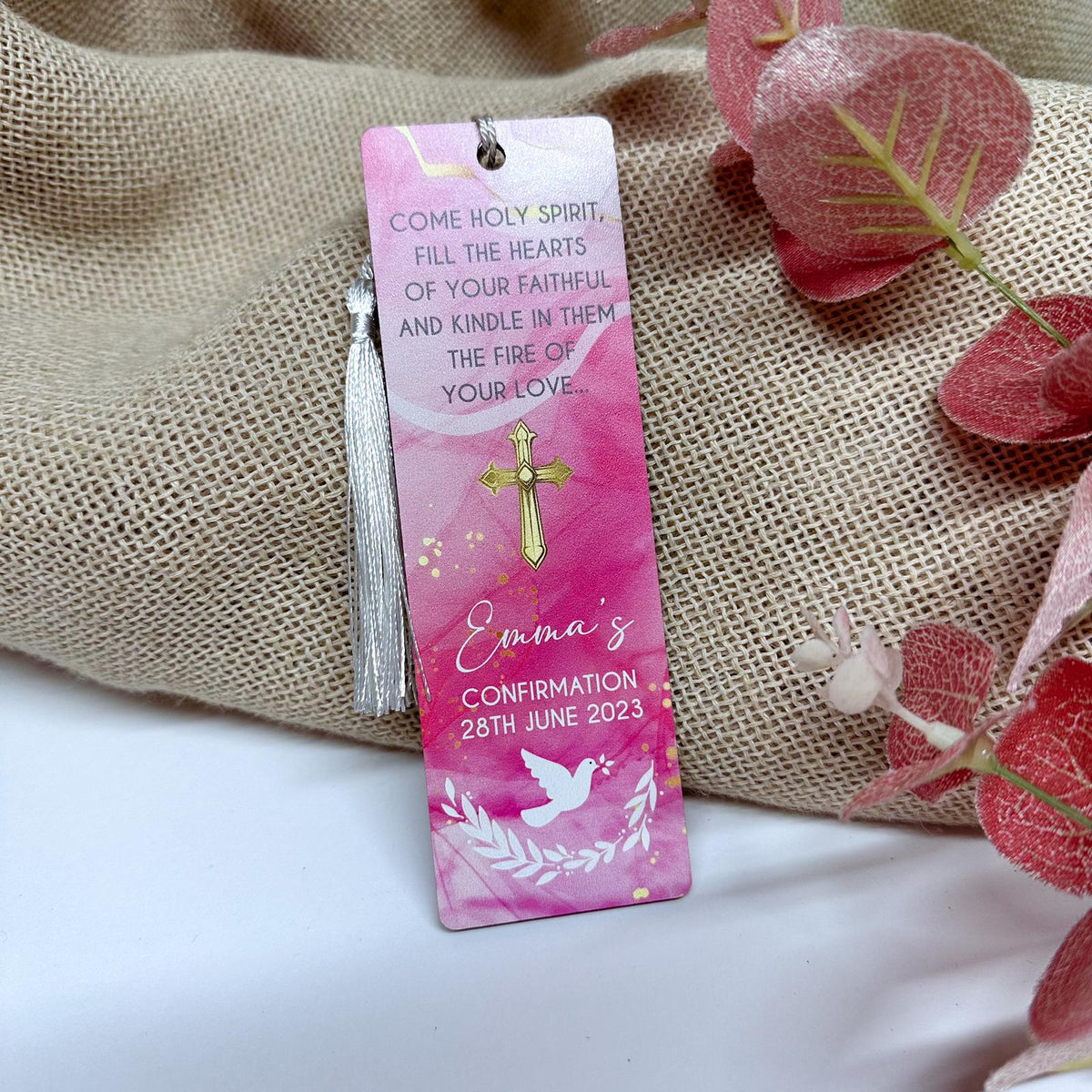 Confirmation Bookmark - Pink – CM Works